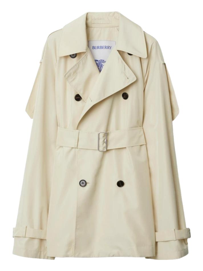 BURBERRY Burberry Double Breasted Belted Blazer